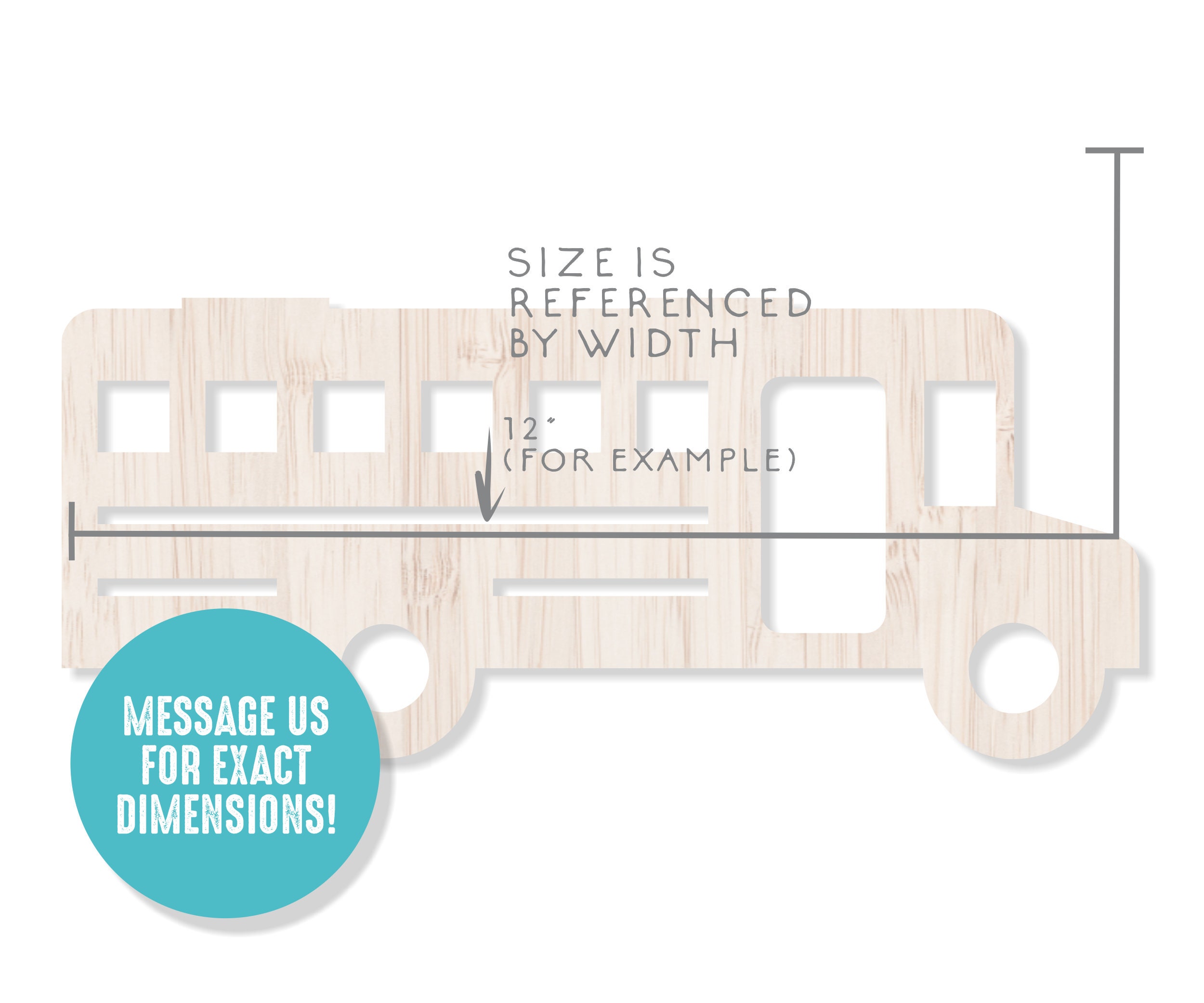 School Bus Cutout School Wall Art Decor Wood Cut Shapes | Etsy