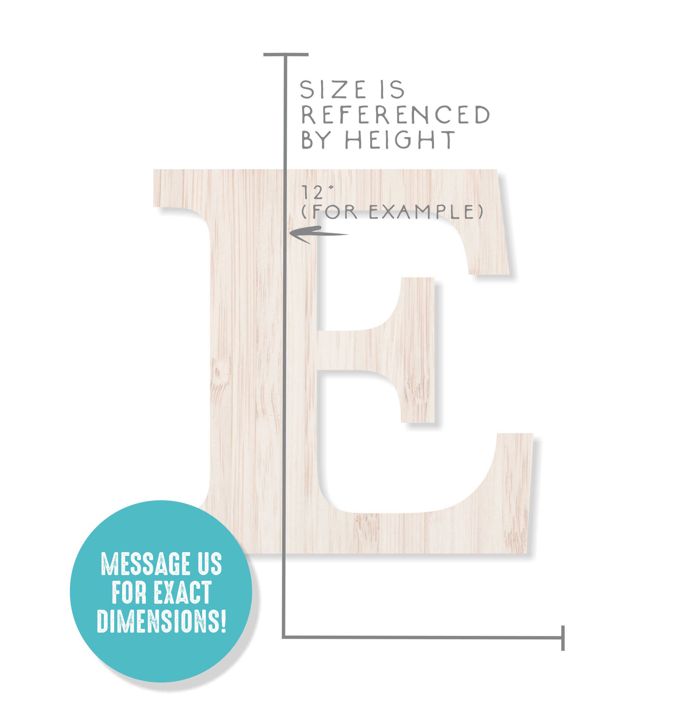 Letter E Cutout Shape Wood Alphabet Crafting Cutout DIY - Etsy