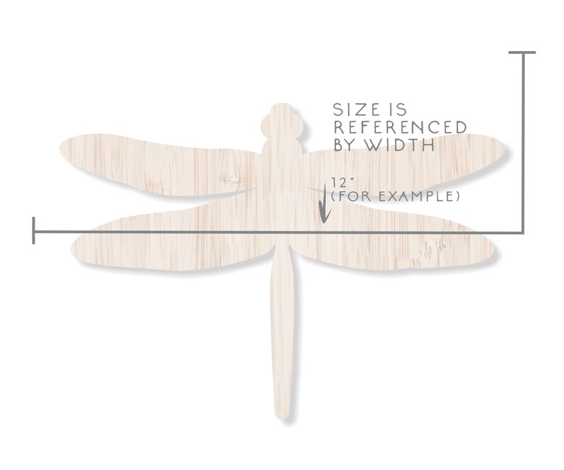 Wood Dragonfly Cutout Wooden Craft Supplies Wood Crafting | Etsy