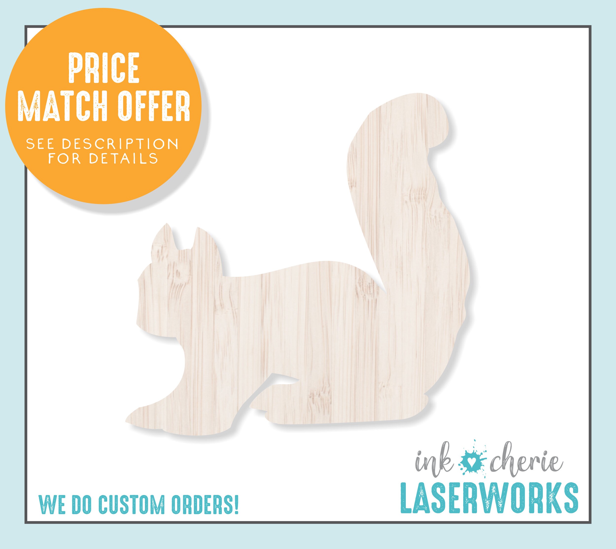 Wooden Squirrel Cutout Red Squirrel Shape Wood Squirrel - Etsy