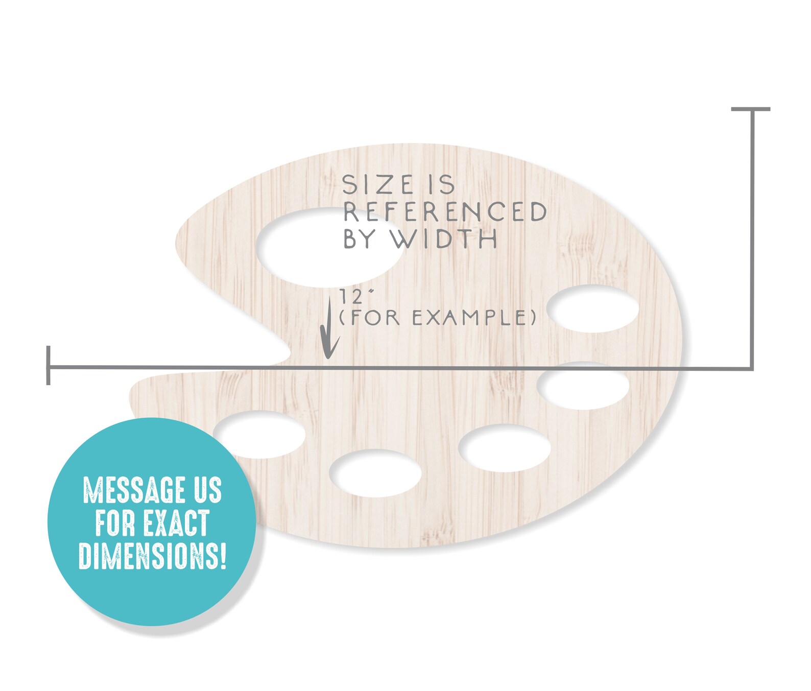 Paint Pallet Shape Art Cutout Shape Art Pallet Wooden Shape - Etsy