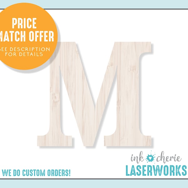 Letter M Cutout - Etsy