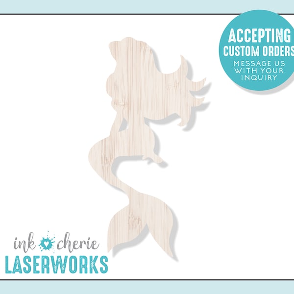 Mermaid Cutout - Etsy