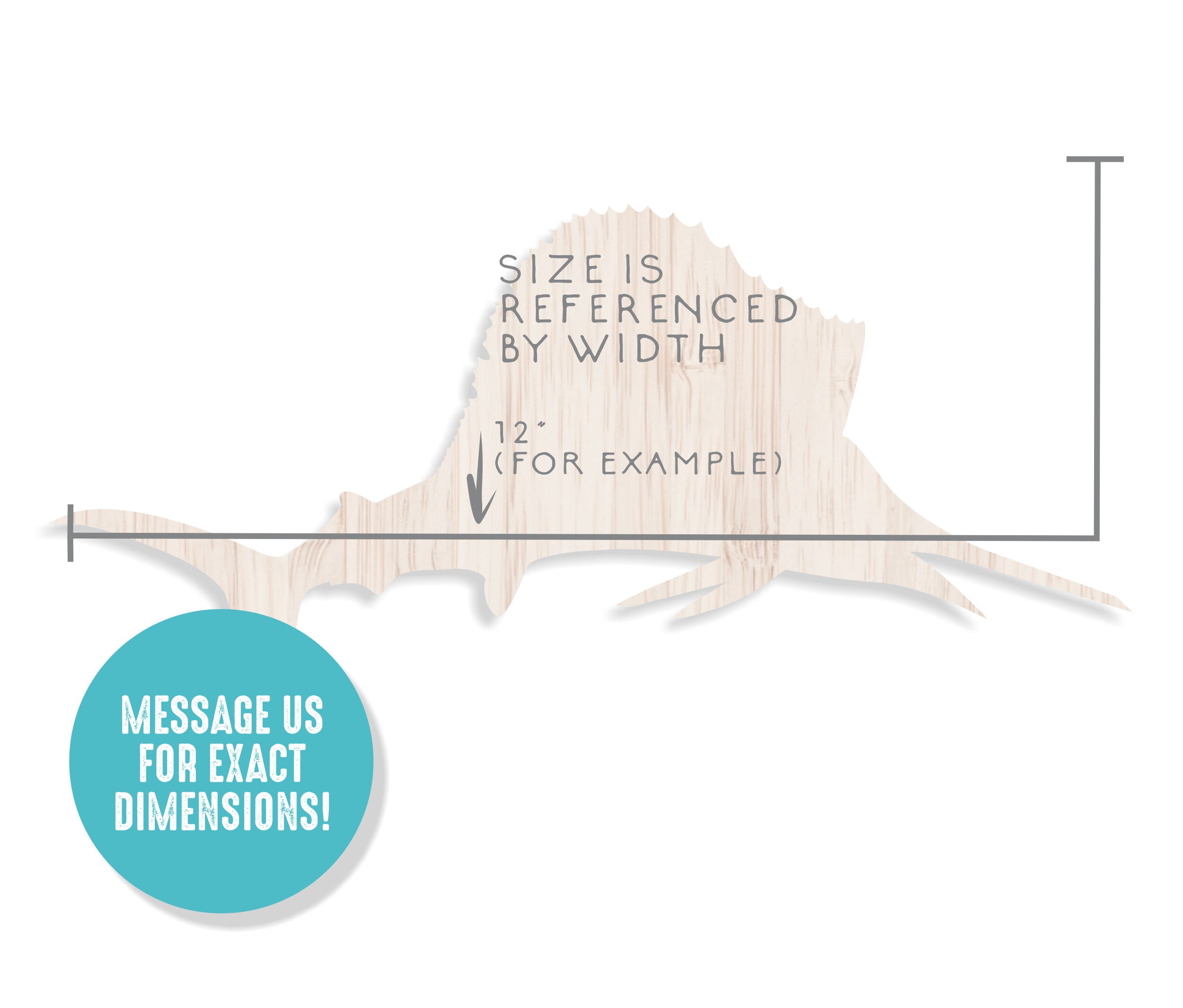 Sailfish Cutout Wooden Sailfish Shape Fish Wall Hanging | Etsy