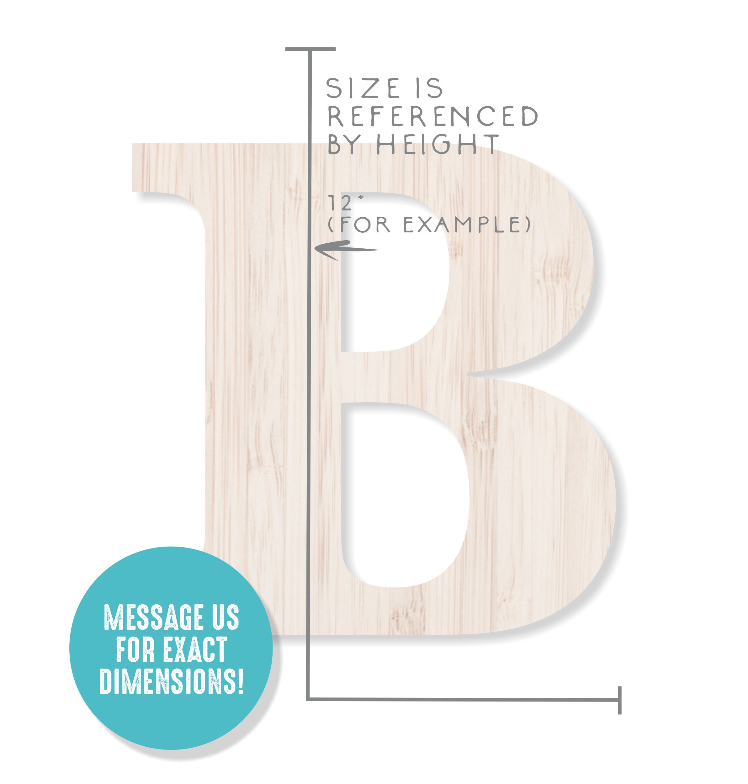 Letter B Cutout Shape Wood Alphabet Crafting Cutout DIY - Etsy