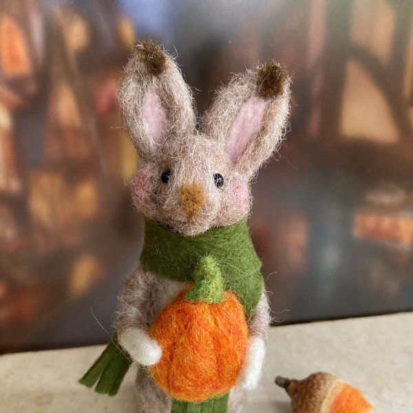 Needle Felted Bunny - Etsy