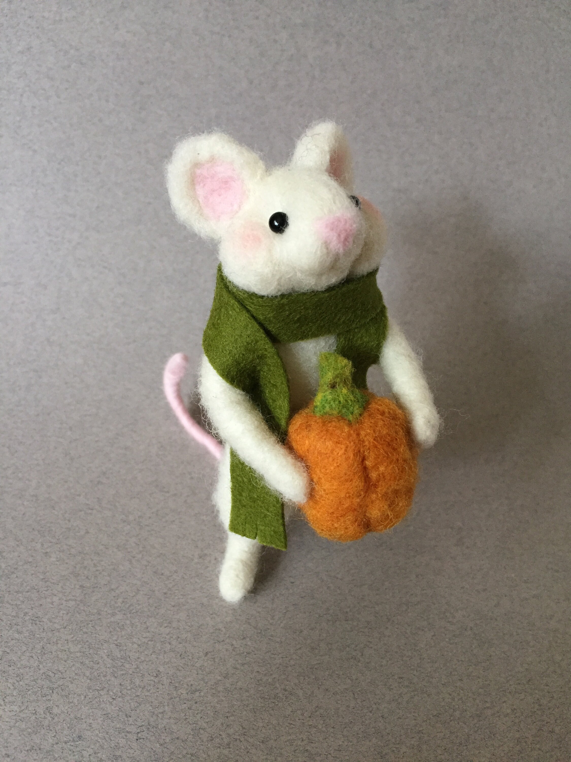 Felted mouse needle felted mouse wool felt animal Halloween | Etsy