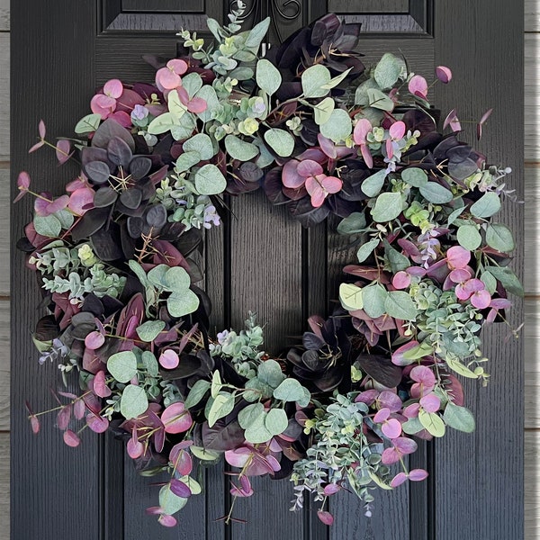 Purple Fall Wreath - Etsy