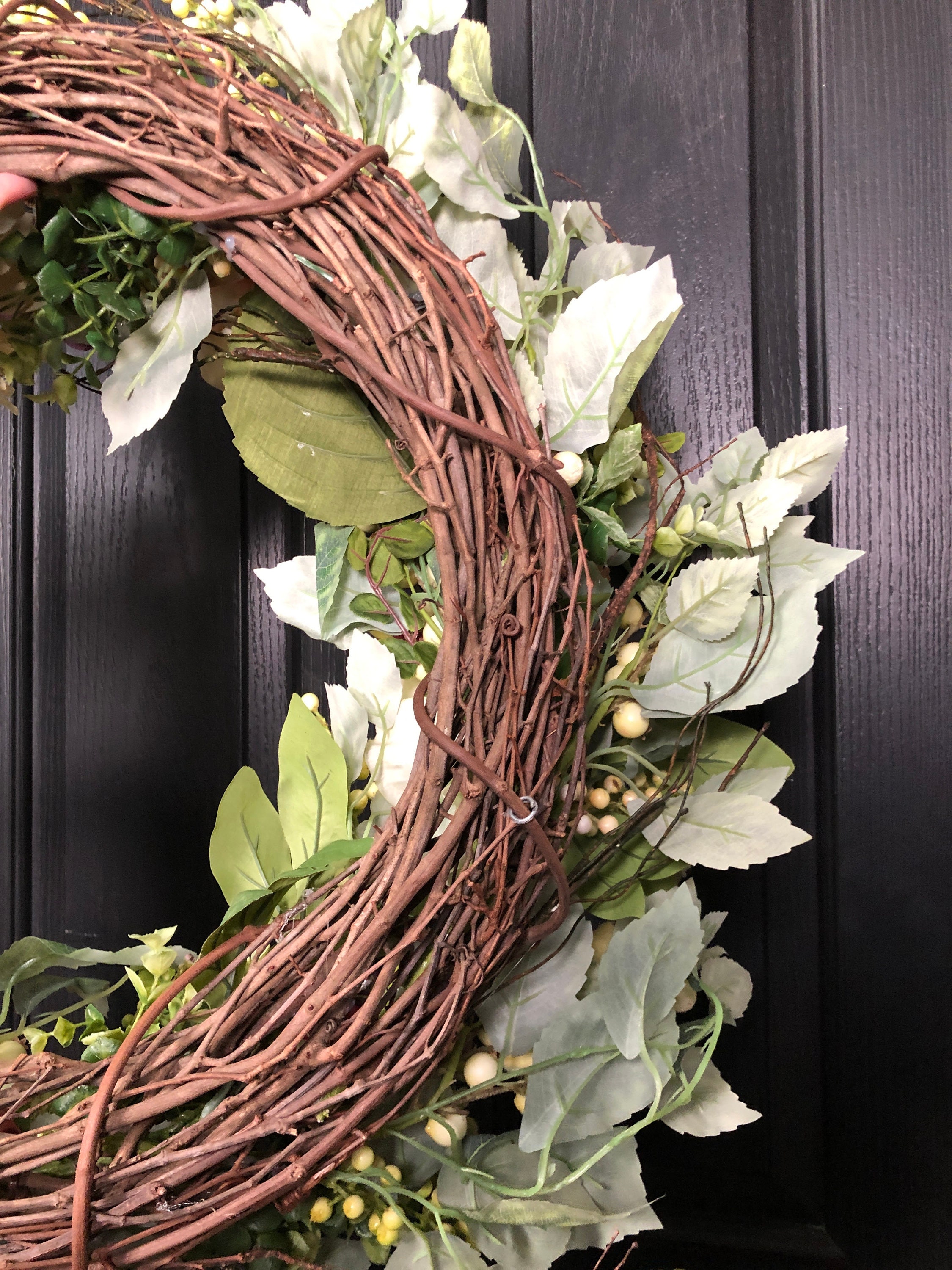 Spring Wreaths for Front Door Spring Floral Wreath Spring - Etsy