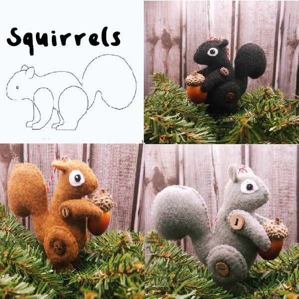 Felted Squirrel - Etsy
