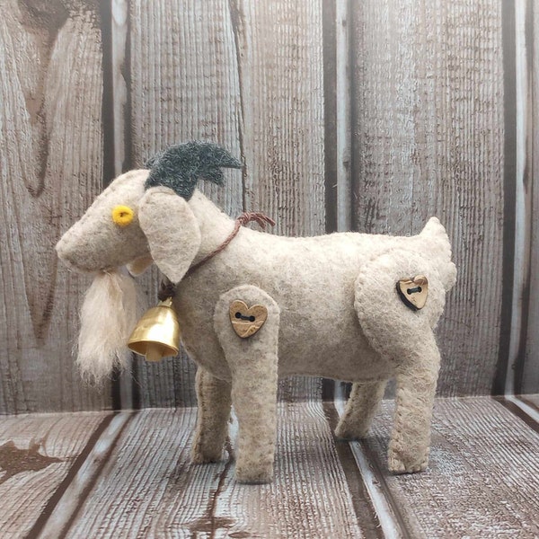 Needle Felted Goat - Etsy