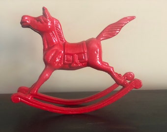 Cast Iron Rocking Horse - Etsy