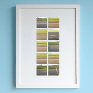 Airport Runway Print, Photographic A3 Print, Travel Print, Modern ...