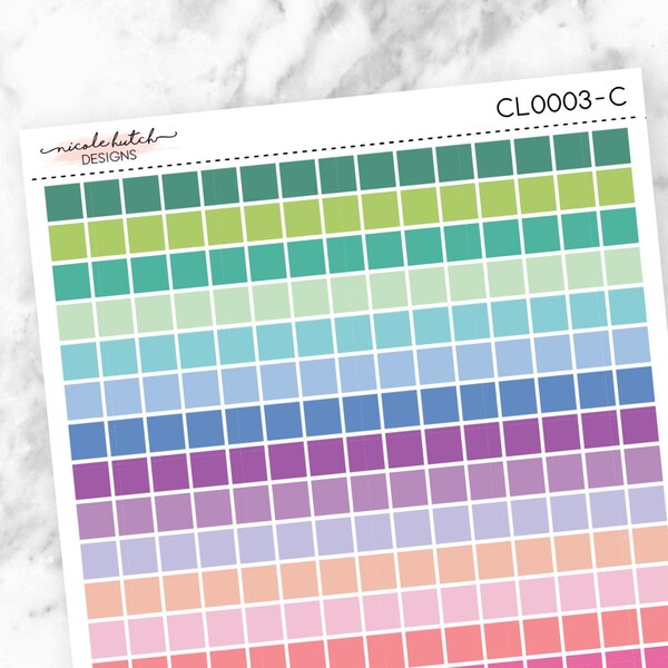 Color Coding Planner - Etsy