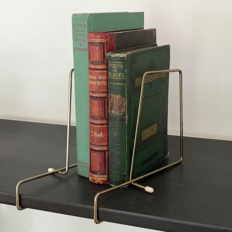 Gold Book Ends - Etsy