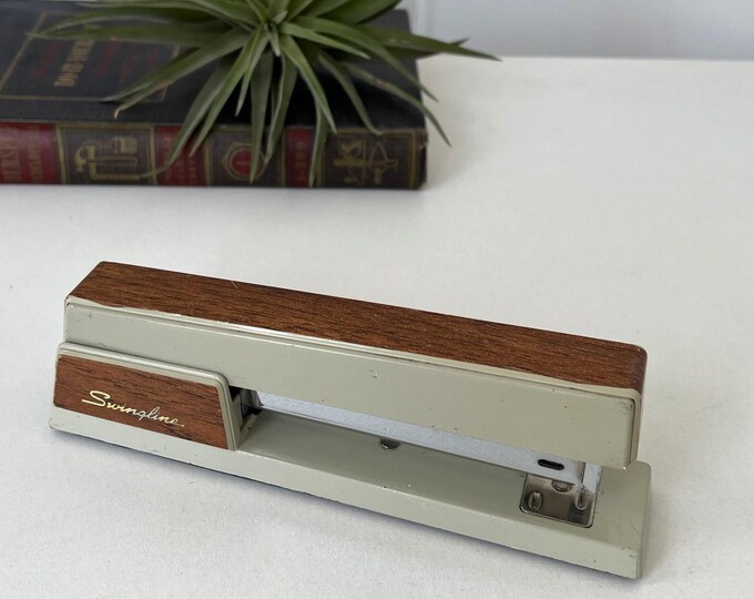 Vintage Swingline 767 Stapler-faux Woodgrain-almond-large Full Size ...