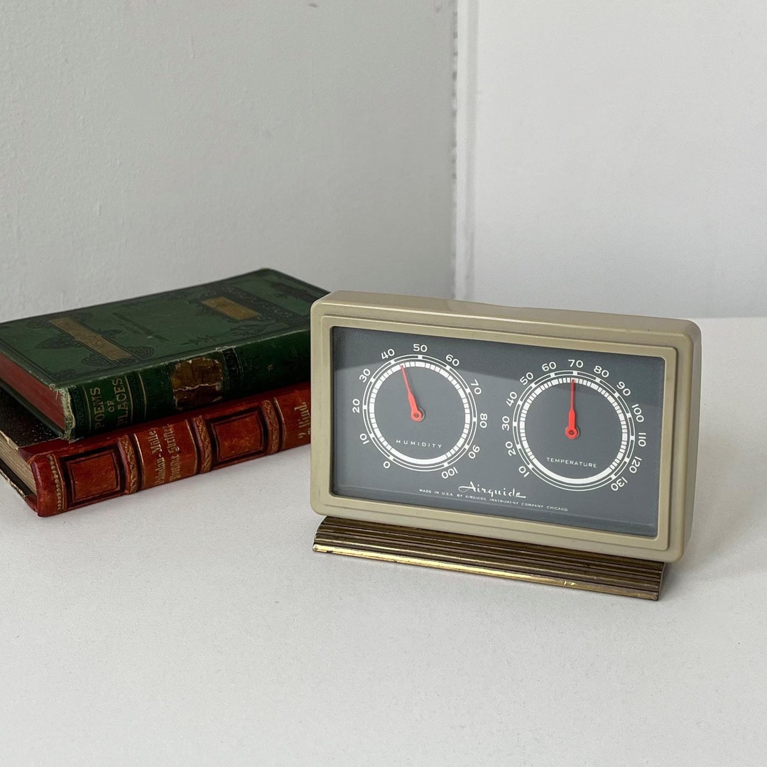 Vintage Humidity Temperature Gauge-airguide Instrument Company Chicago ...