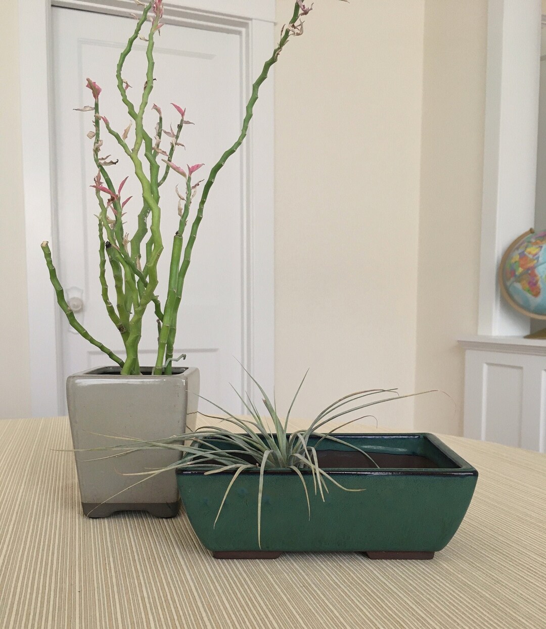 2 Ceramic Bonsai Planter Pots-succulent Planter -bonsai Dish -air Plant ...