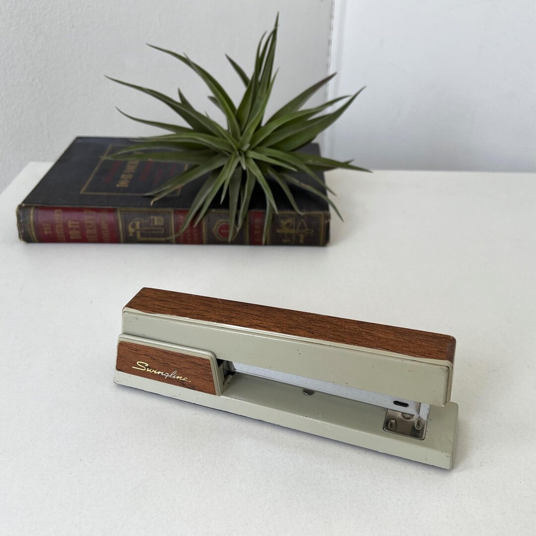 Vintage Swingline 767 Stapler-faux Woodgrain-almond-large Full Size ...