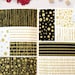 Foil Digital Paper Black White Paper Gold Digital Paper - Etsy