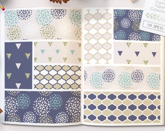 glitter digital paper triangle digital paper geometric | Etsy