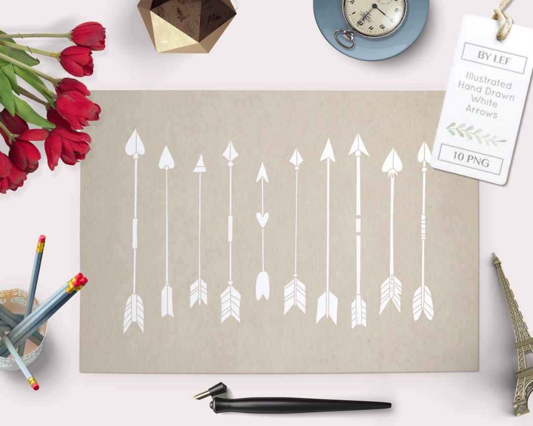 Arrow Clipart, Arrow Graphics, White Arrow Clipart, Arrow Logo, Arrow ...
