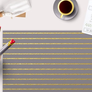 Gold and Grey Digital Paper Pack. Pink, Gray, Gold Graphics for Instant ...