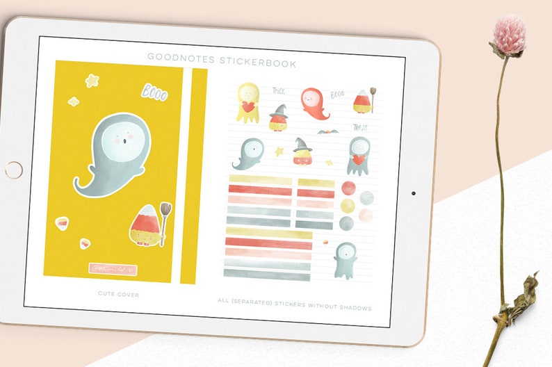 Halloween Goodnotes Stickers for digital planner. Ipad sticker | Etsy