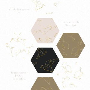 Origami Clipart, Origami Graphics, Origami Digital Paper, Origami ...