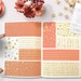 Goldfoil Digital Paper Pack, Coral and Gold, Gold Clipart, Coral ...