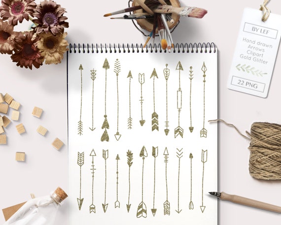 gold arrow clipart, gold glitter arrows, glitter clipart, gold clipart ...