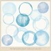 Watercolor Clipart Circles Borders and Frames (48 Pc) Light Blue ...
