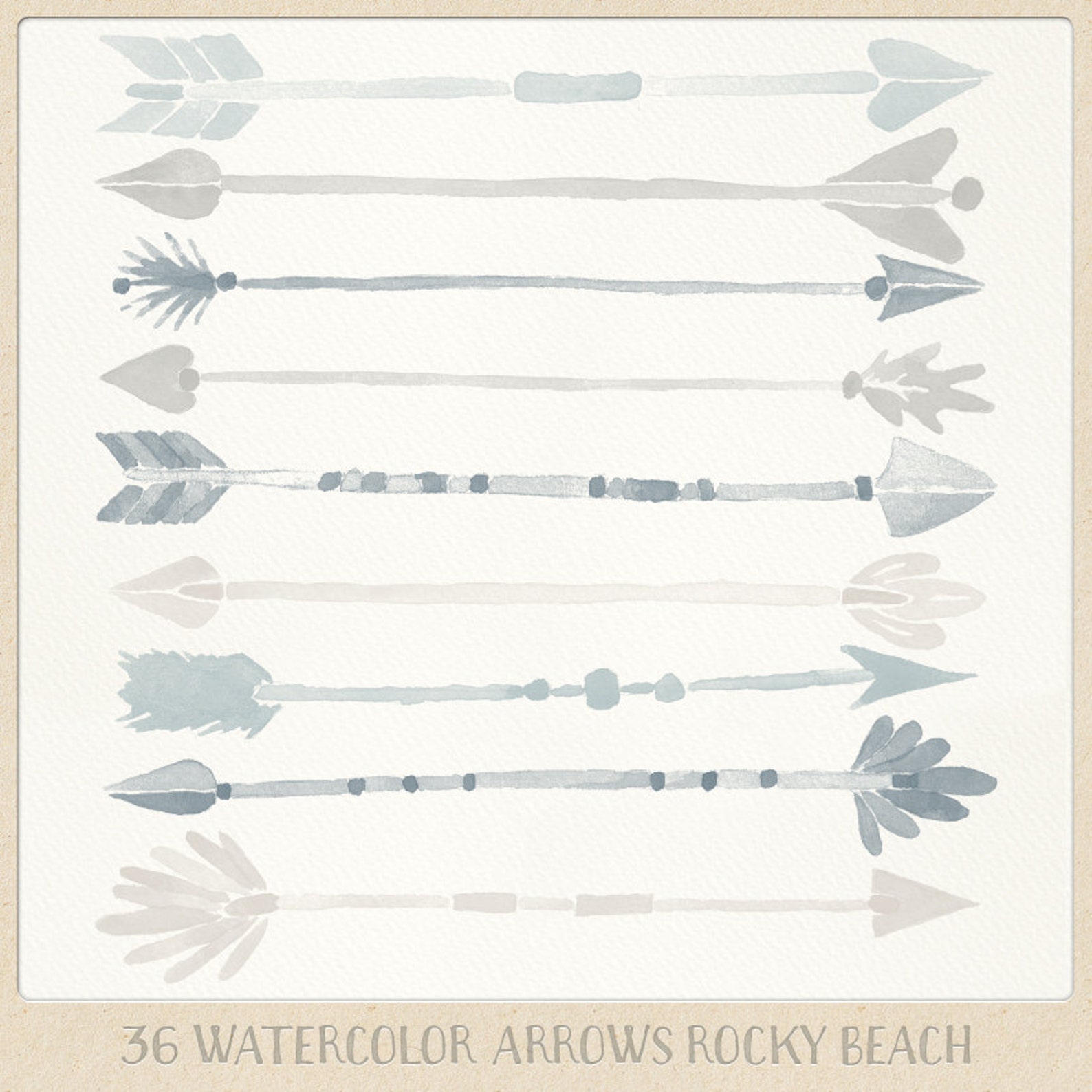 Watercolor Arrows, Clipart Arrows, Graphics, Tribal Clipart, Arrow Clip ...