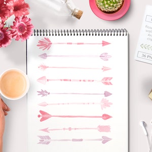 Watercolor Clipart, Arrows Clipart, Watercolor Arrows, Watercolour ...