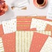 Coral and Gold Digital Paper Pack Including White Gold Glitter - Etsy