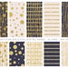 Digital Paper Pack Blue Pink and Gold Foil Textures. Digital ...