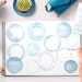 Watercolor Clipart Circles Borders and Frames (48 Pc) Light Blue ...