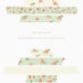 Floral Washi Clipart, Washi Tape Clipart, Floral Clip Art, Floral Washi ...