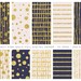 Gold Foil Digital Paper, Gold Digital Paper, Digital Paper Pack ...