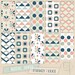 Silver Glitter Digital Paper Set, Mint, Navy Blue and Soft Pink ...
