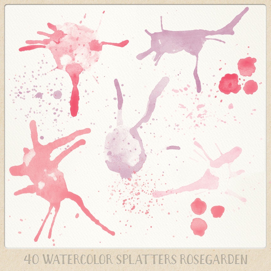 Watercolor Clipart Watercolor Clip Art Watercolour Clipart | Etsy