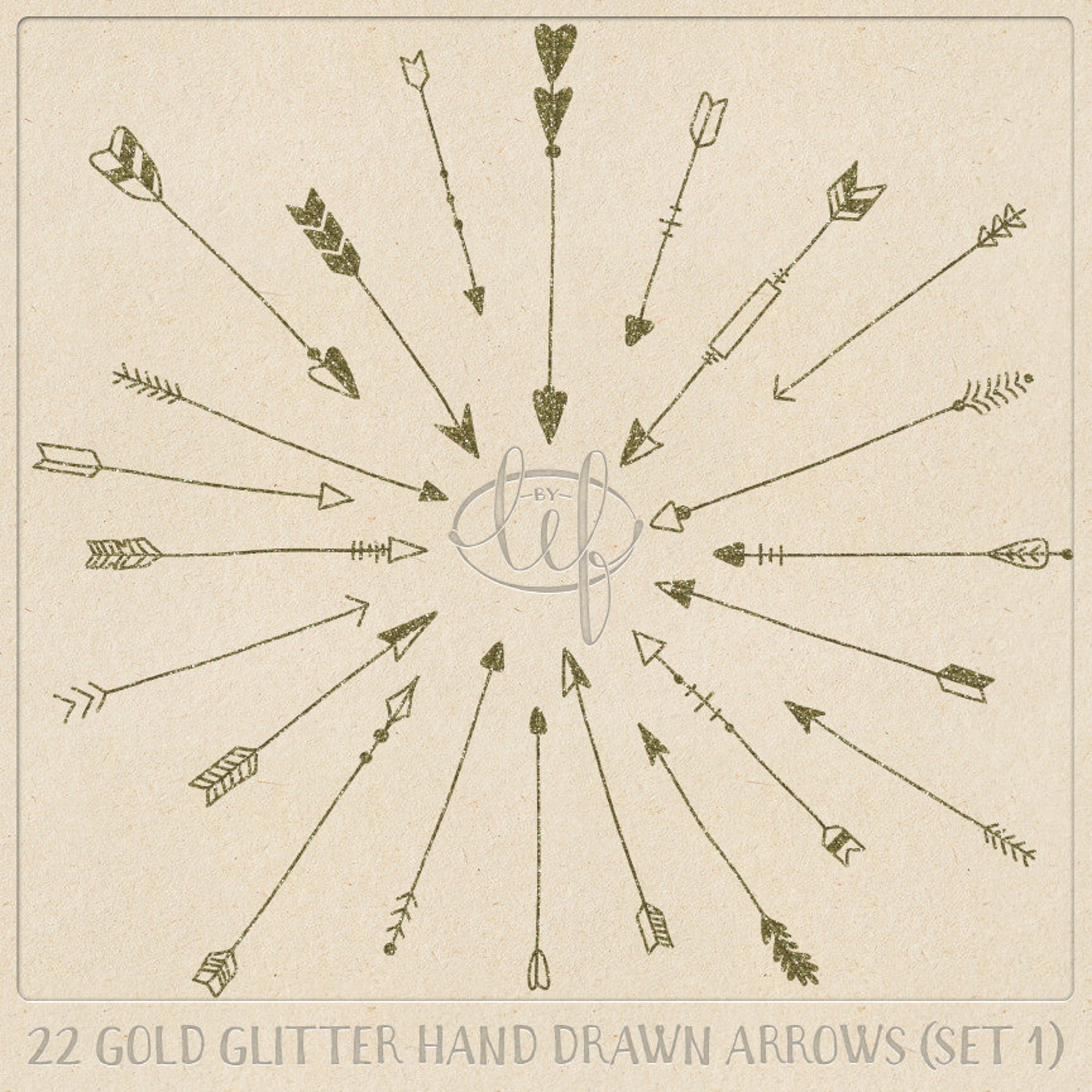 Gold Arrow Clipart, Gold Glitter Arrows, Glitter Clipart, Gold Clipart ...