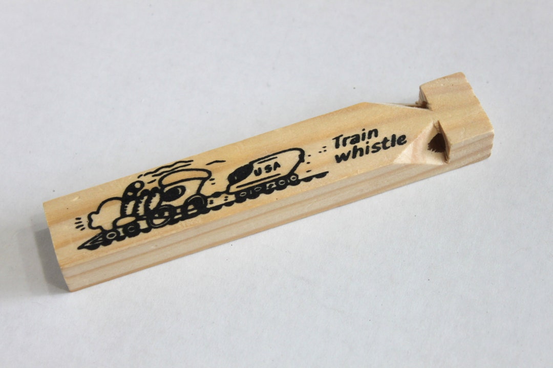 Train Whistle Party Favor, Wooden Train Whistle, Whistle Party Favor ...