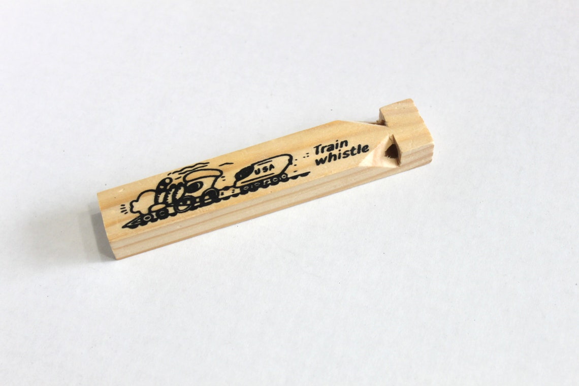 Train Whistle Party Favor, Wooden Train Whistle, Whistle Party Favor ...