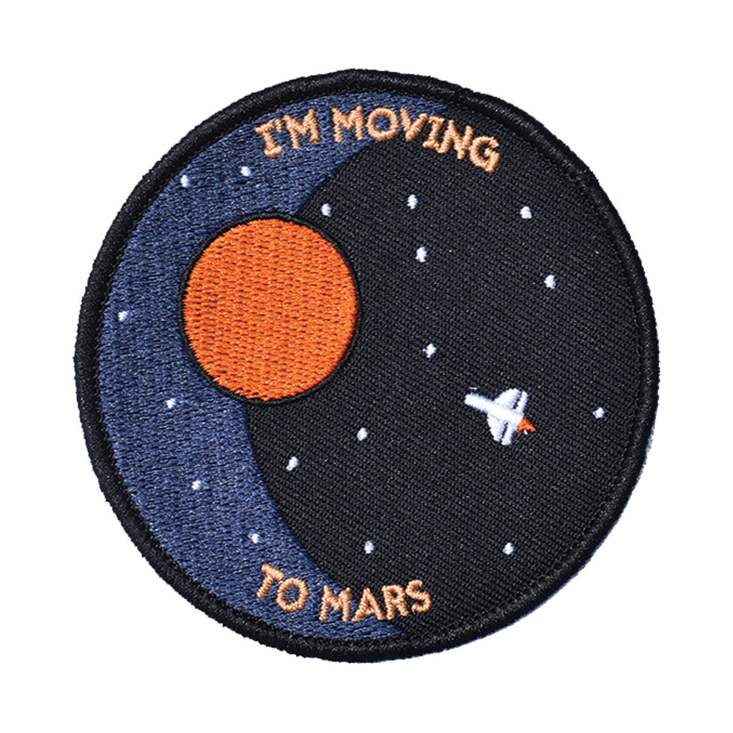 I'm Moving to Mars Embroidered Patch - Etsy