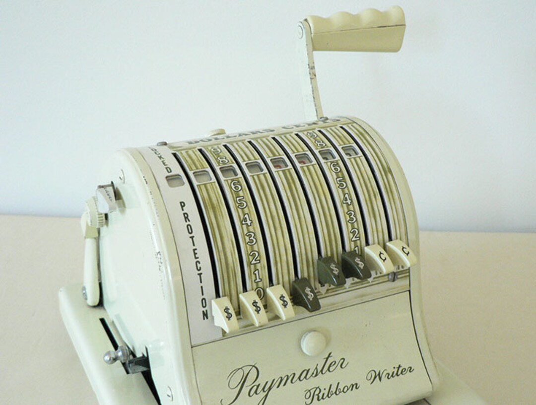 Paymaster Vintage Check Writer 8000 Model - Etsy