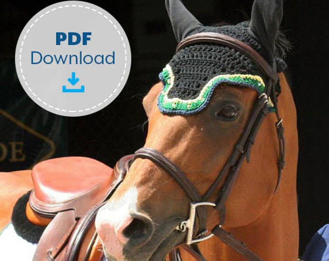 Horse Fly Bonnet Pattern Crochet Pattern Digital Download - Etsy