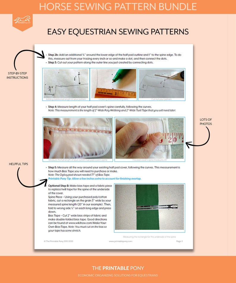 Horse Sewing Pattern BUNDLE - Etsy UK