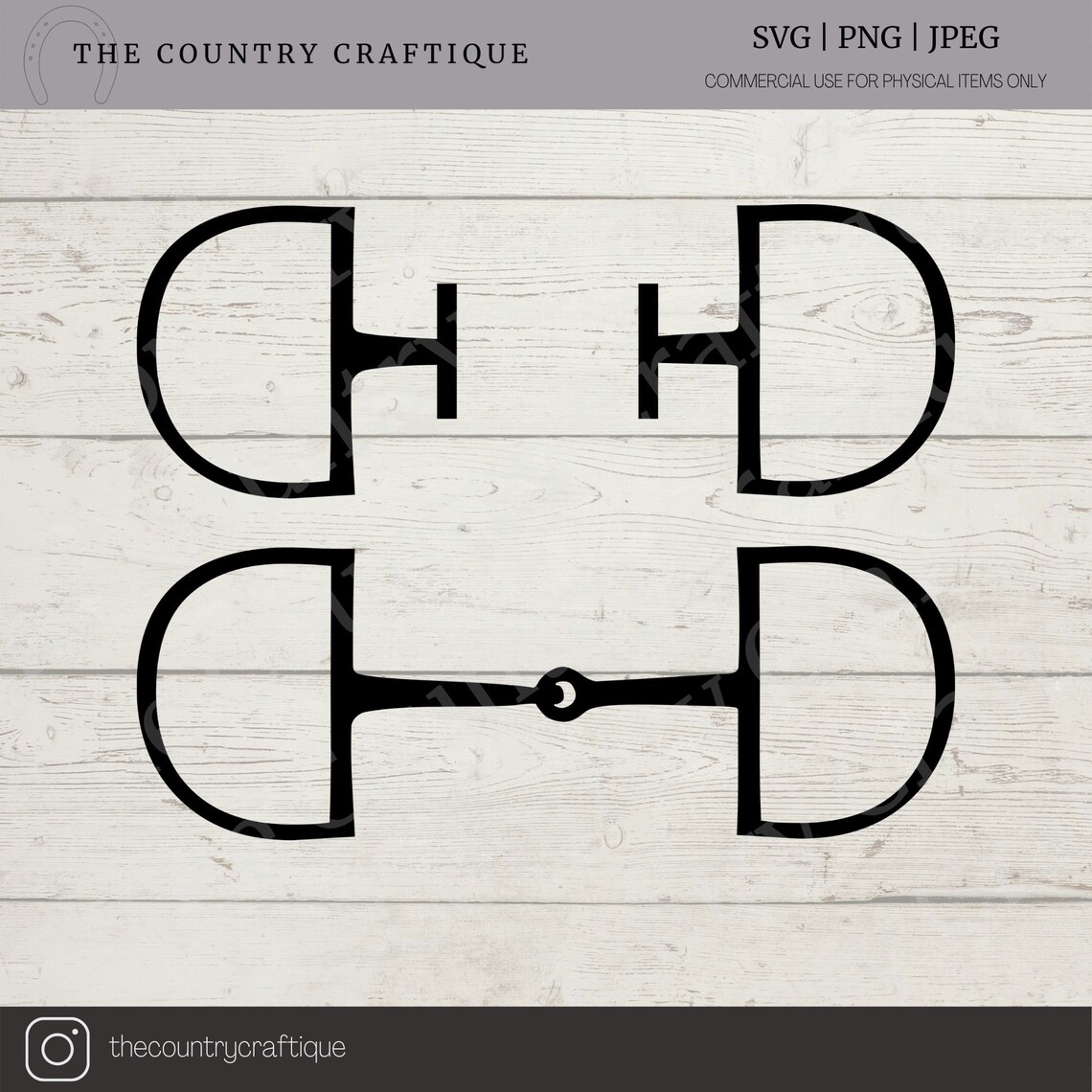Horse Snaffle Bit Bundle SVG / PNG / JPEG | Horse Clipart | Monogram ...