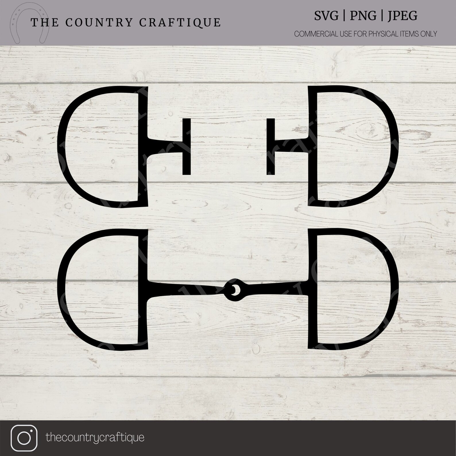 Horse Snaffle Bit Bundle SVG / PNG / JPEG | Horse Clipart | Monogram ...